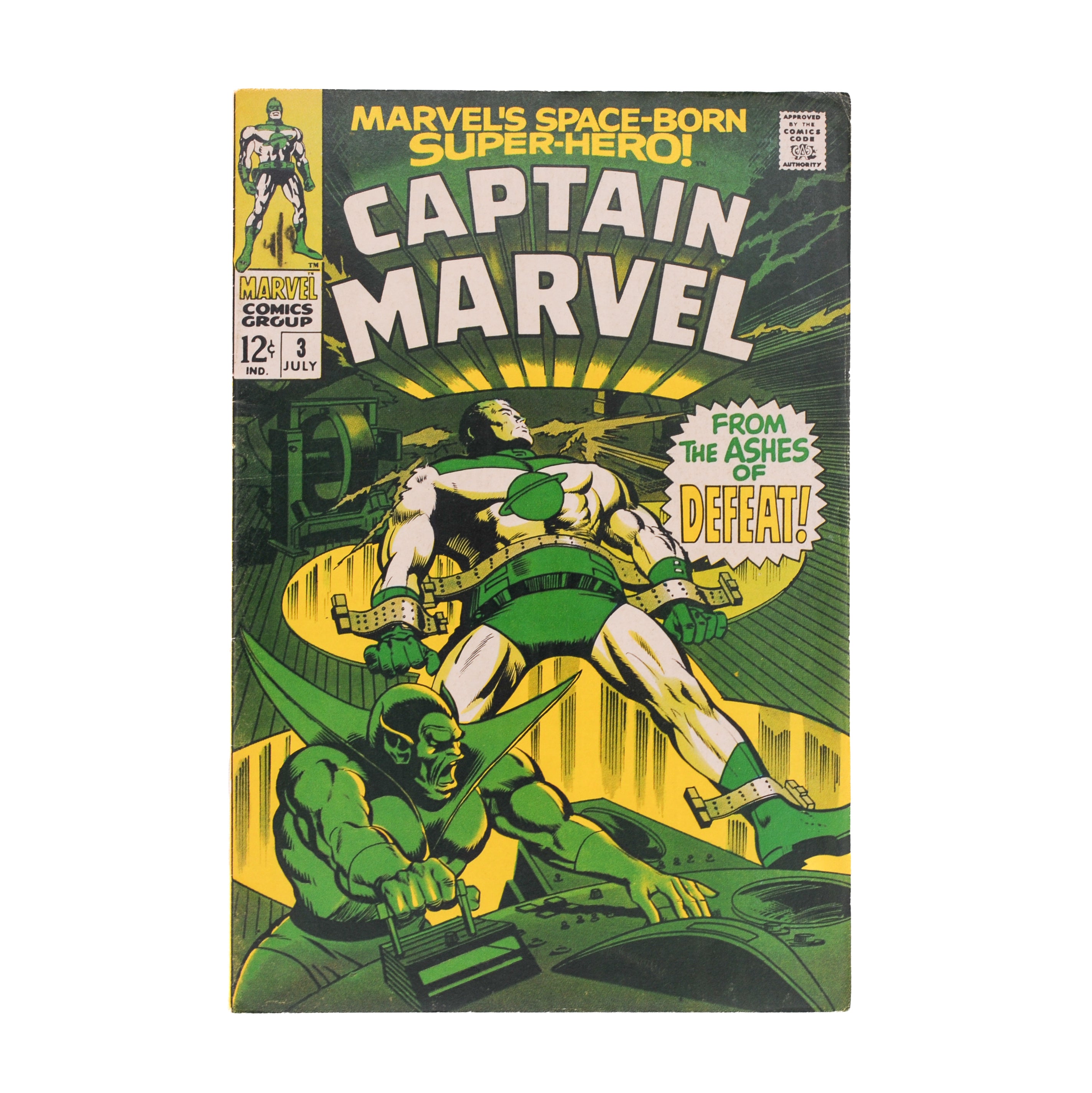 Captain Marvel Volume 1, Issue #3 (July 1968) – Everything Old Antiques ...