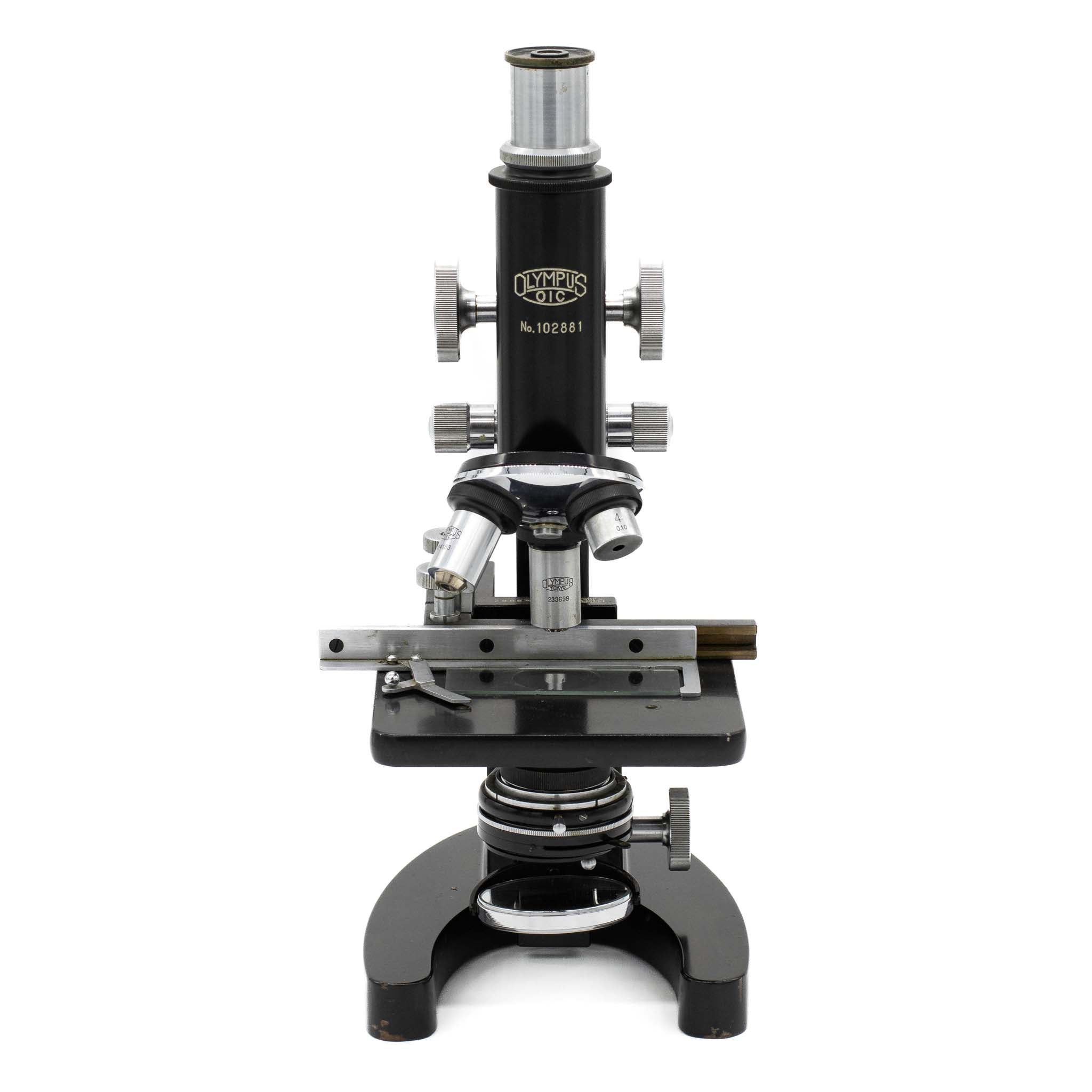 Olympus OIC Late 1940s Model G Microscope – Everything Old Antiques ...